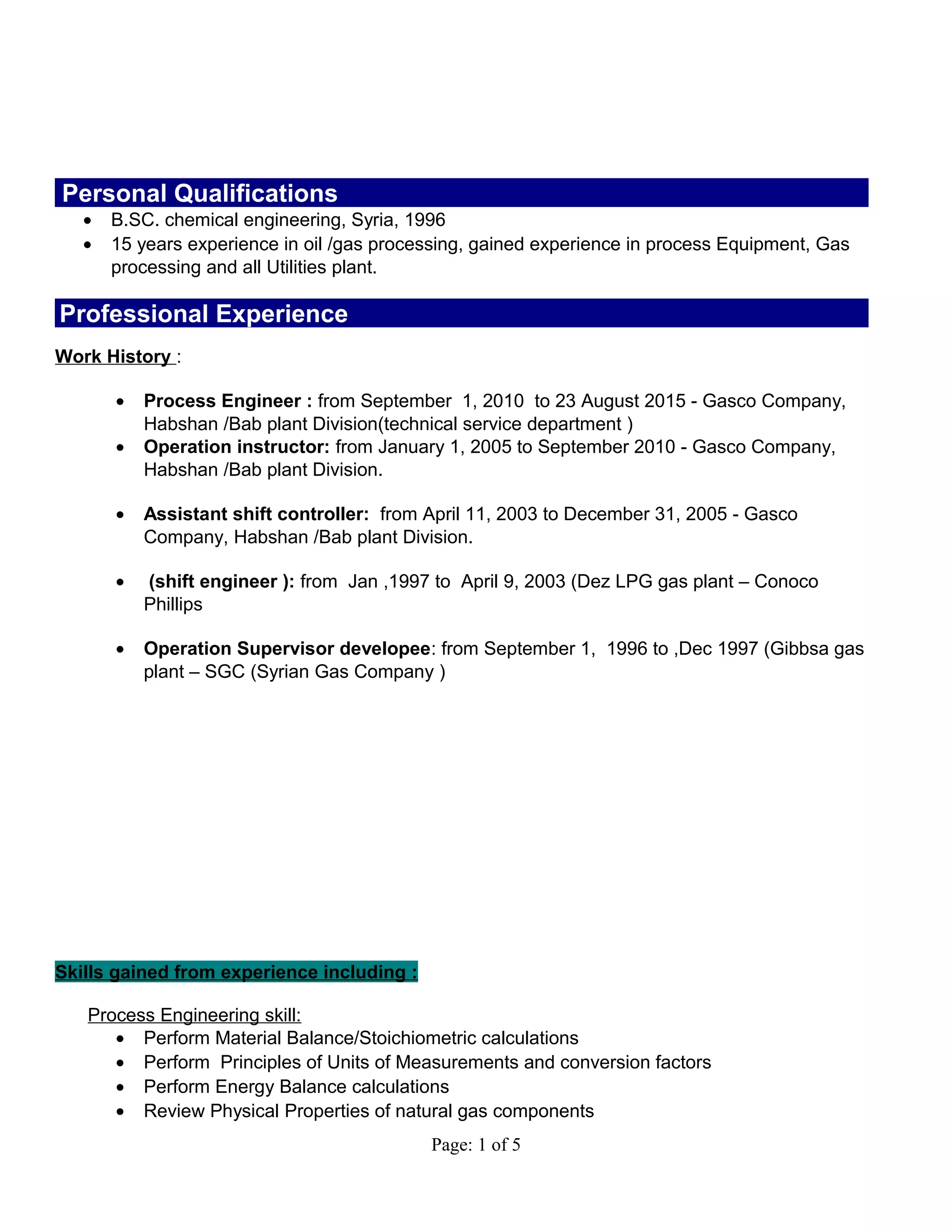 Omar's CV | PDF