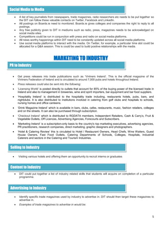 DIT Marketing Plan | PDF