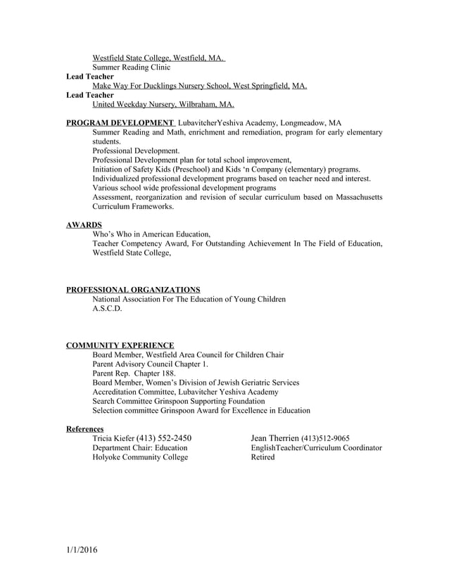 RESUME Dec. 2015 | PDF