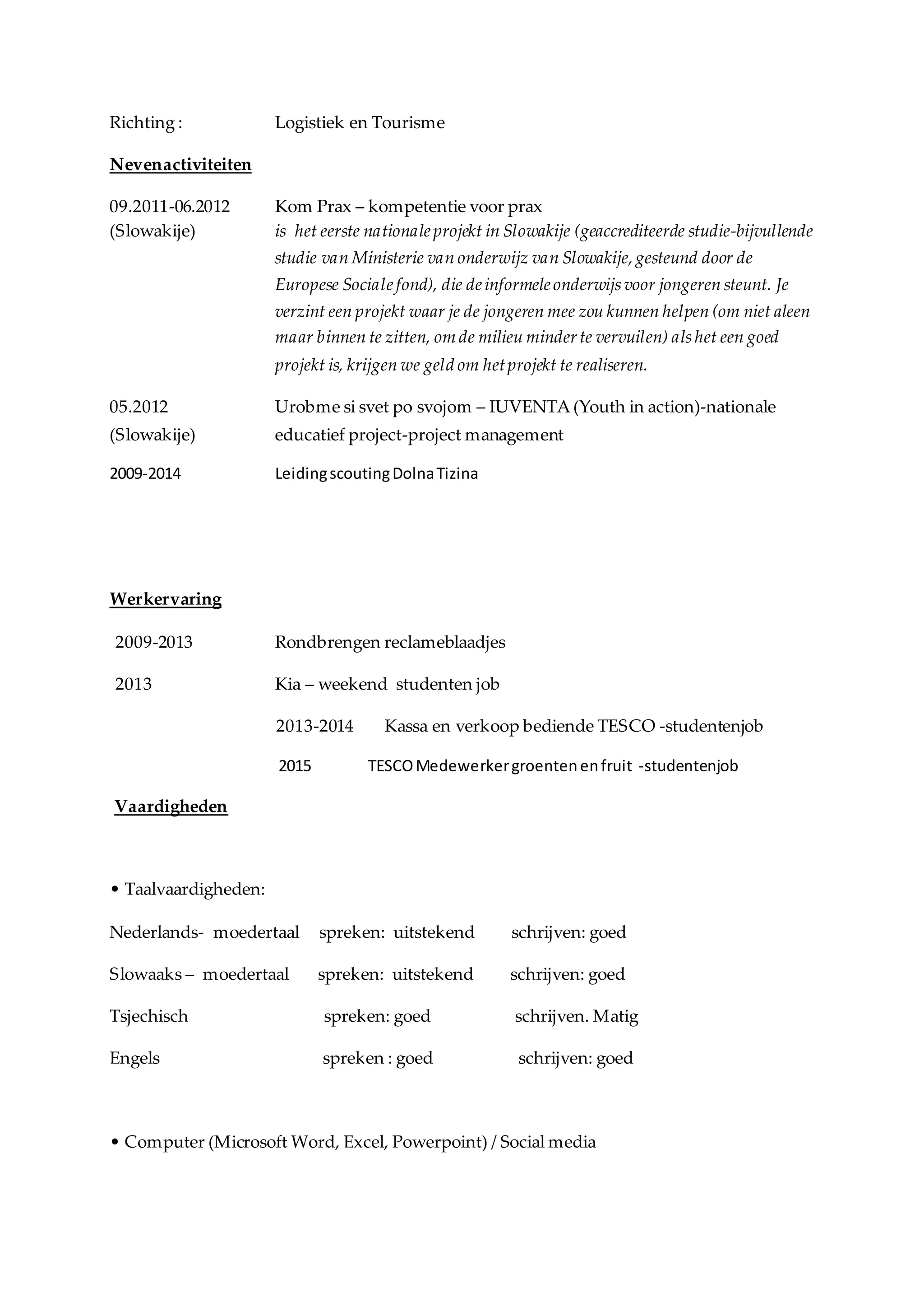 CV Richard Verhaar | DOCX