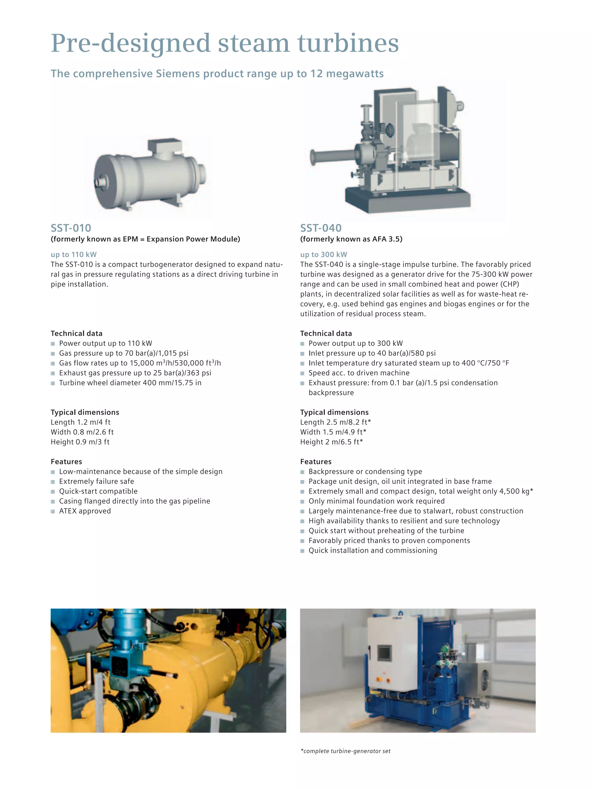 Pre-designed Steam Turbines_EN | PDF
