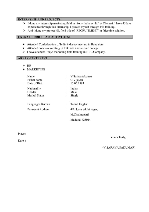 SARAVANAKUMAR ORIGINAL RESUME | PDF