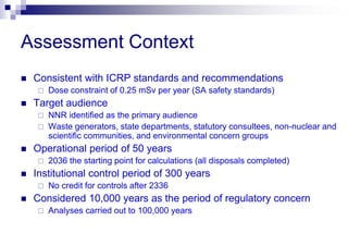 Vaalputs Post Closure Radiological Safety Assessment (PCRSA) | PDF