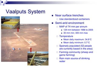 Vaalputs Post Closure Radiological Safety Assessment (PCRSA) | PDF