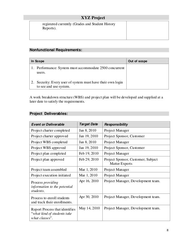 Business Specification Document