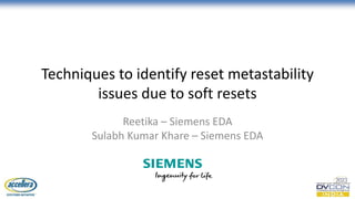 Reset Metastability Issues.pptx