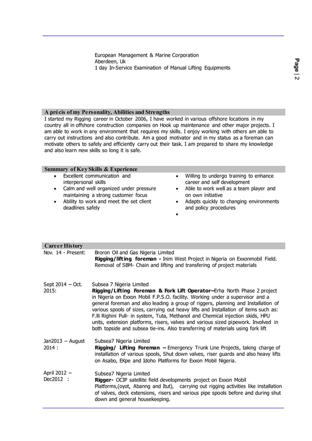 ISAAC AKPAN CV | PDF