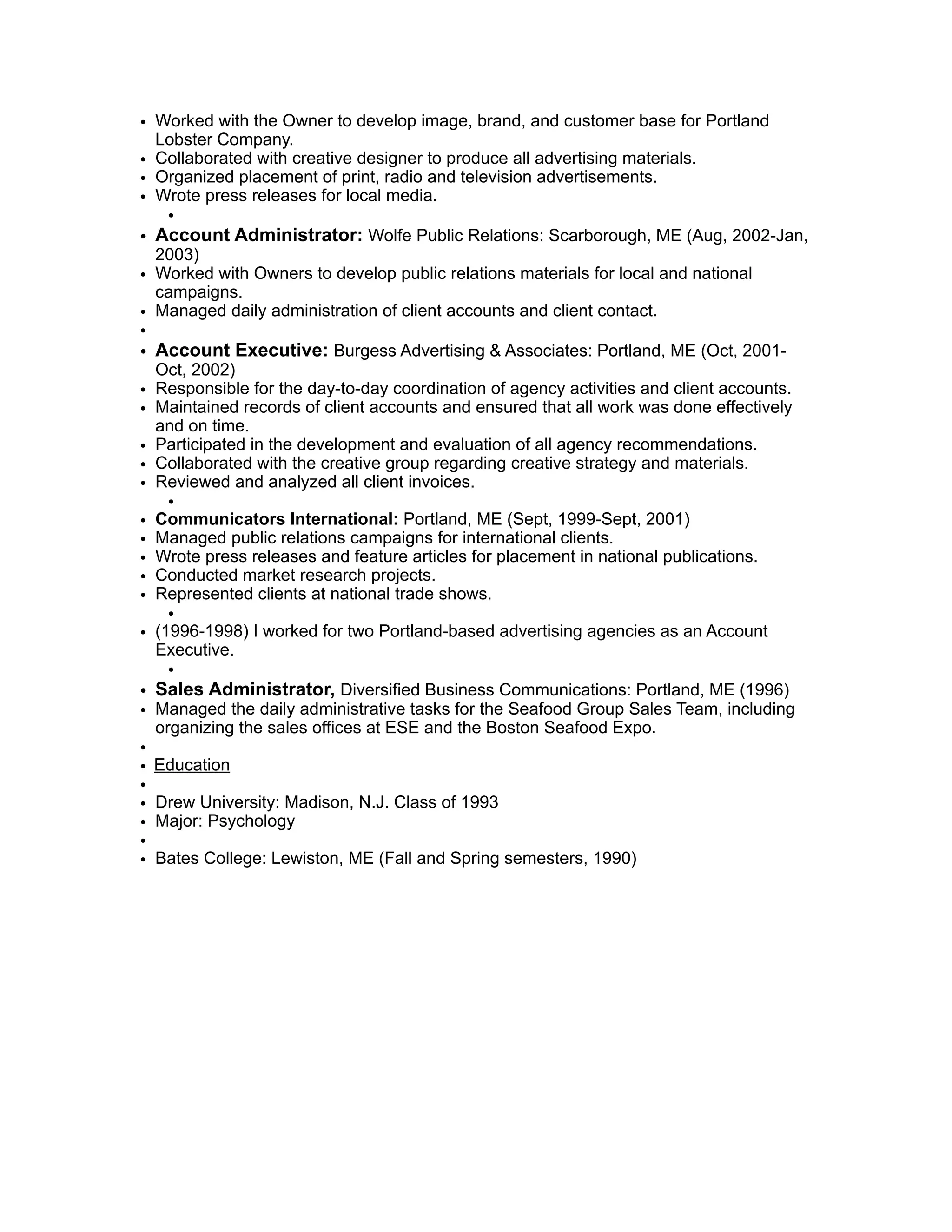 Martha Fanning resume | PDF