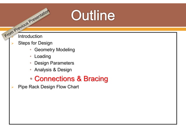 Connection and Bracing | PPTX