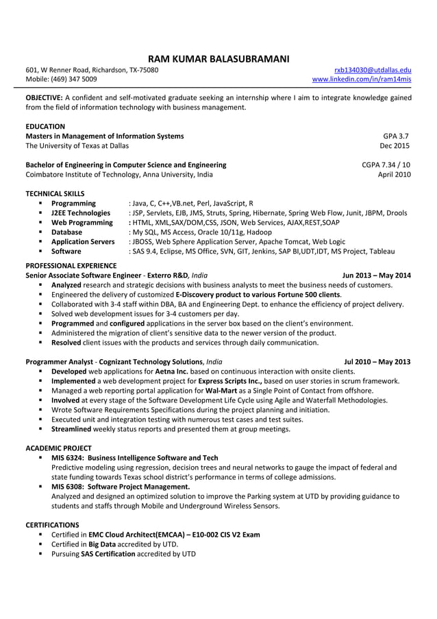 Ram-Resume | PDF