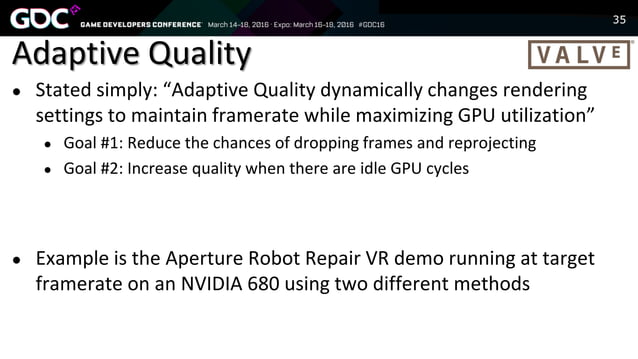 Alex_Vlachos_Advanced_VR_Rendering_Performance_GDC2016 | PDF | 3-D Graphics | Computer Software ...