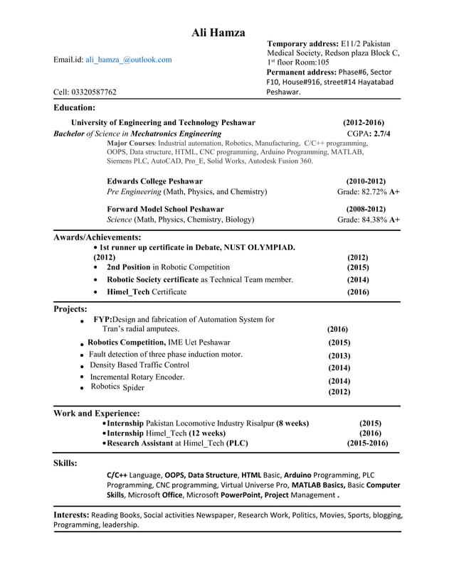 M_Resume | PDF