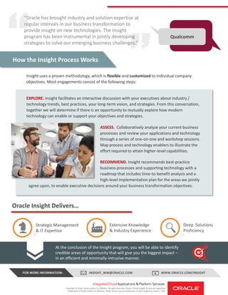 Discover Oracle Insight | PDF