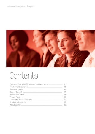 Cornell Advanced Management Certificate Program - July 2016, Colombo | PDF