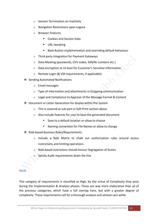 Determining Requirements Complexity - White Paper | PDF