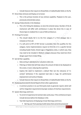 Determining Requirements Complexity - White Paper | PDF