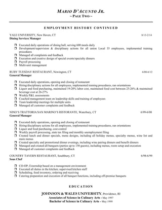 Mario Resume 2017 | PDF