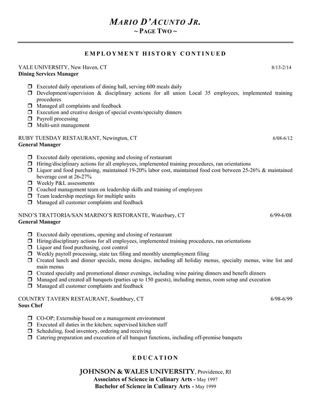 Mario Resume 2017 | PDF