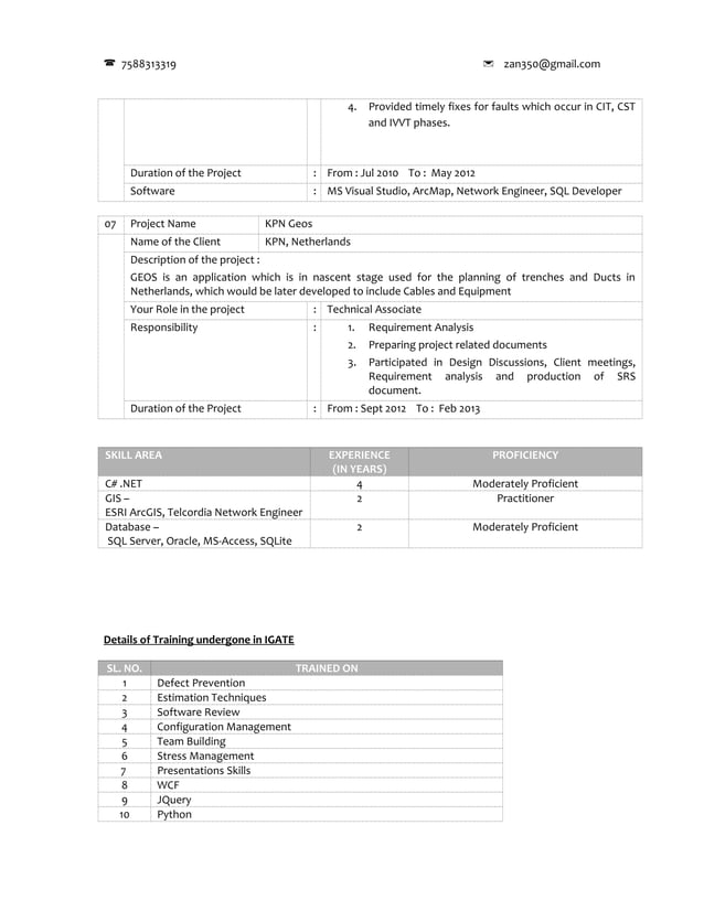 Zaid_Ahmed_Resume_30th_Oct_2015 | DOC | Databases | Computer Software and Applications