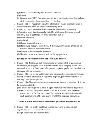 Insider Trading_Code Of Conduct | DOCX