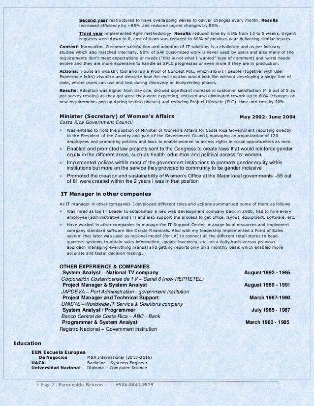 EB - Professional Resume