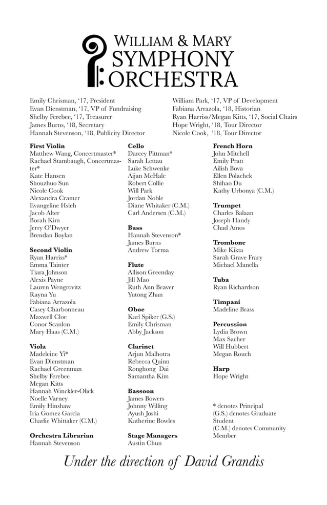 Halloween Concert Program 2016 | PDF