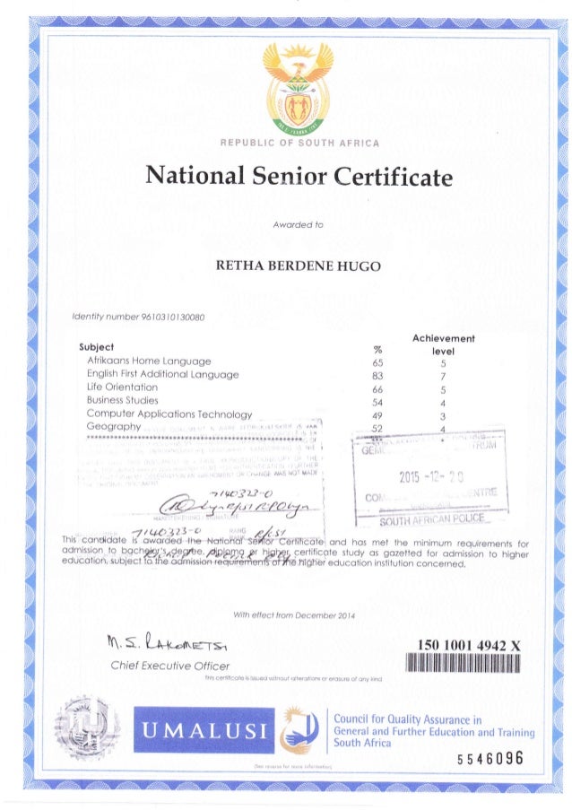 CERTIFIED NSC certified-nsc
