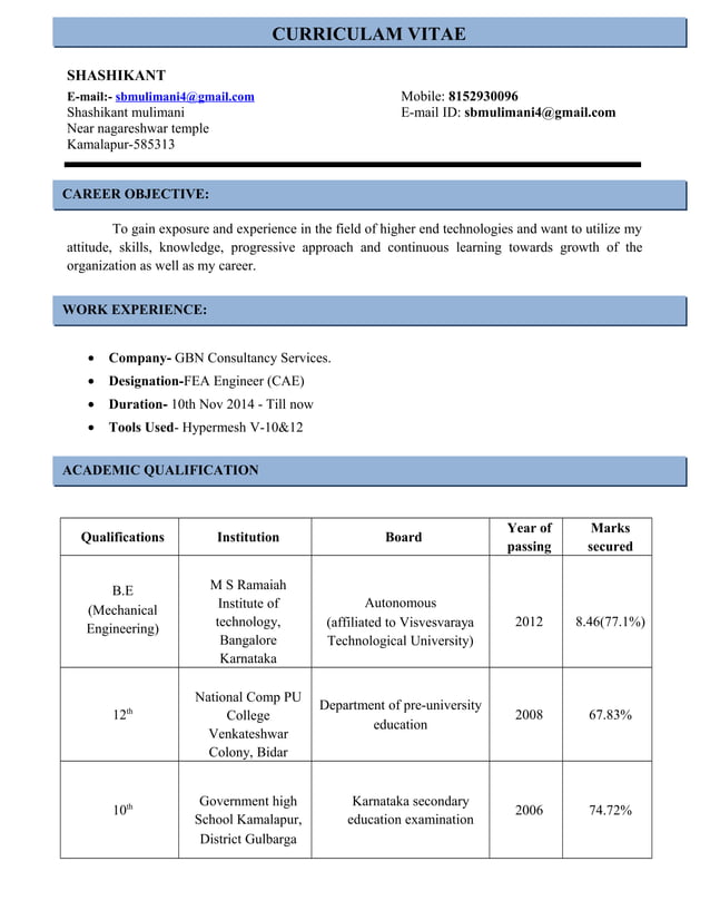 shashi exp resume | DOC | Sikhism | Religion & Spirituality