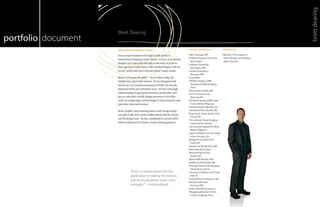 BRETT DEARING WORK SAMPLES