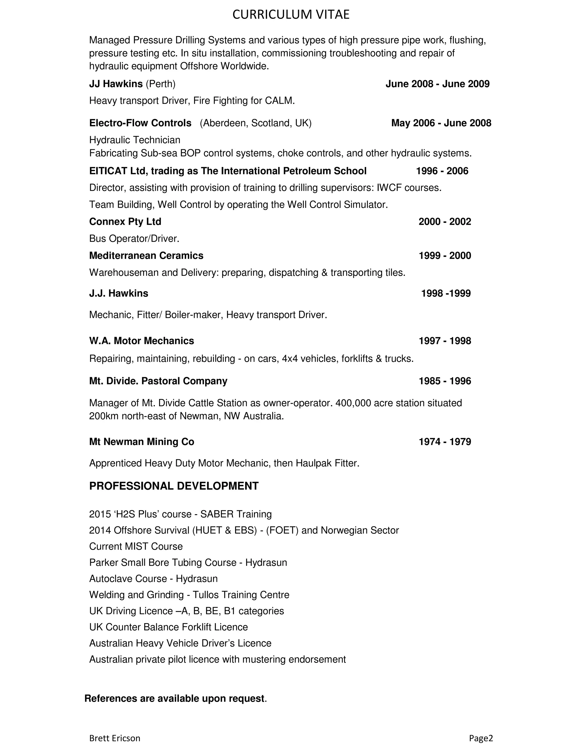 B Ericson 2015 CV | PDF