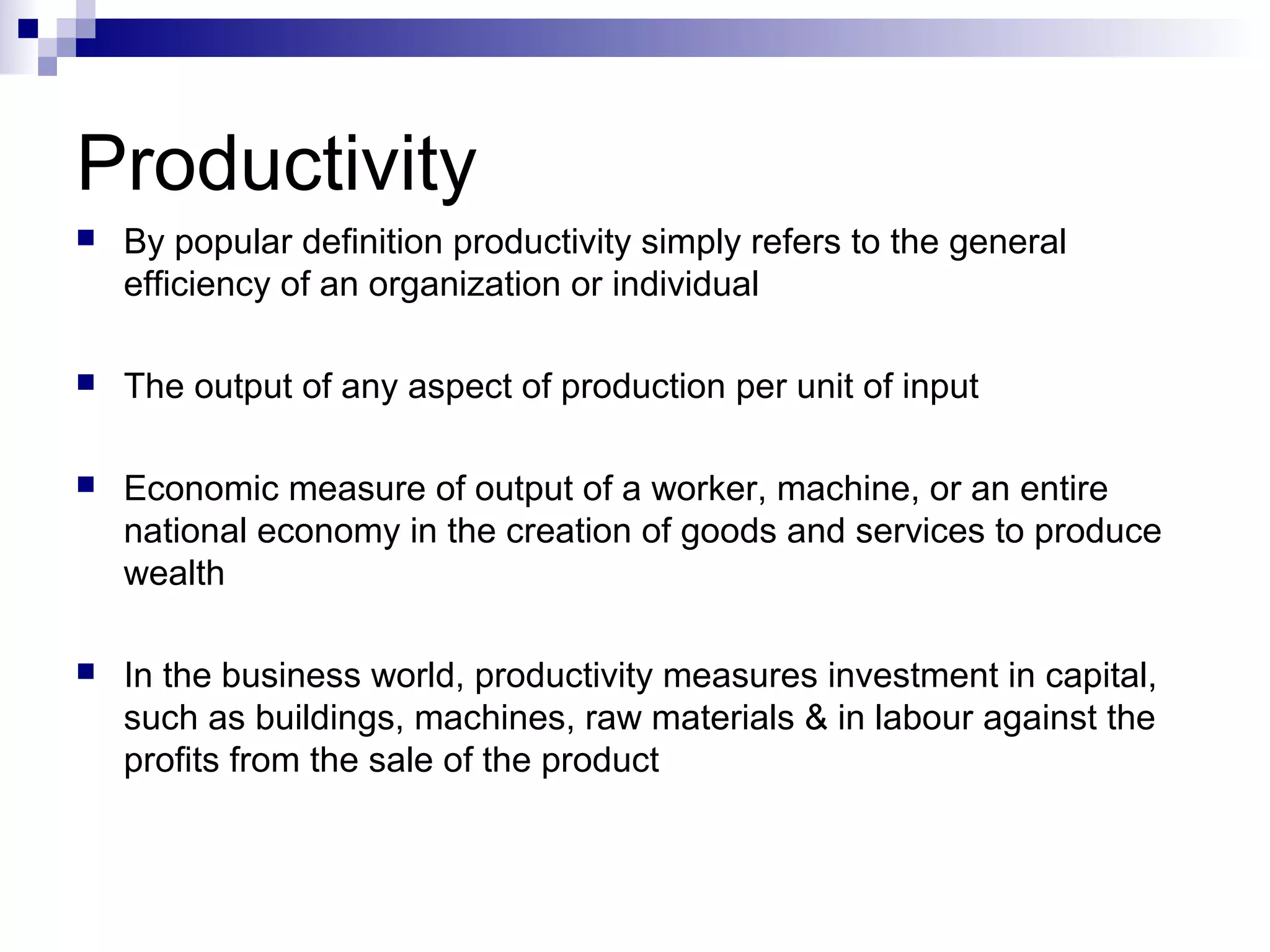 Construction Productivity | PPT