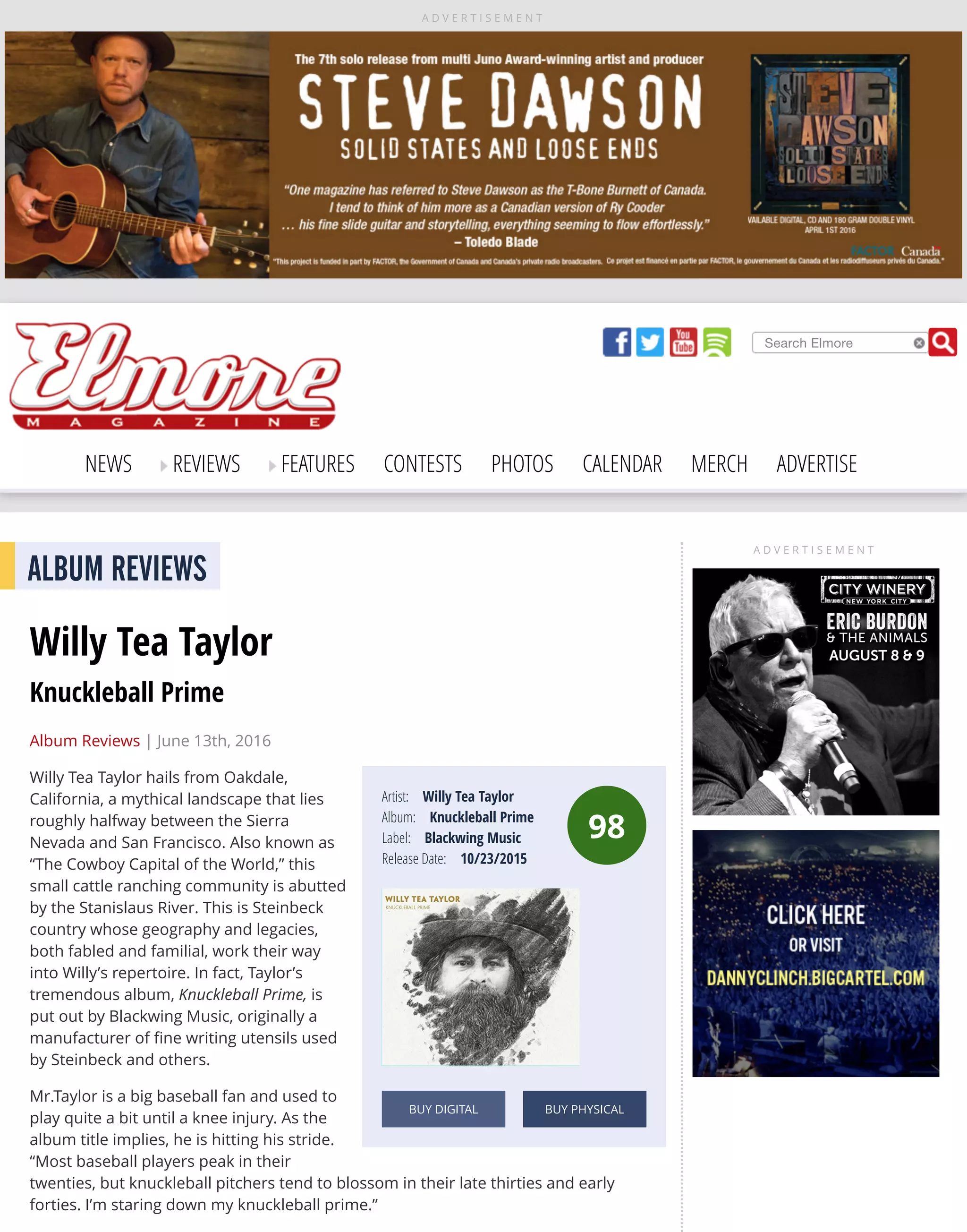 Willy Tea Taylor - Elmore Magazine (1) | PDF