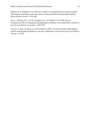 Mad Cow_Disease Research_JP | PDF