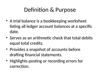 Basics for trial balance. Trial Balance.pptx