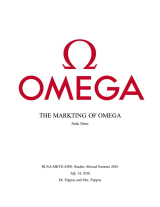 Edited Marketing of OMEGA paper | DOCX