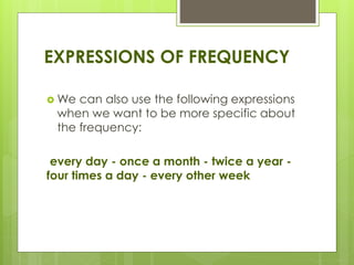 4 C Adverbs of frequency | PPTX