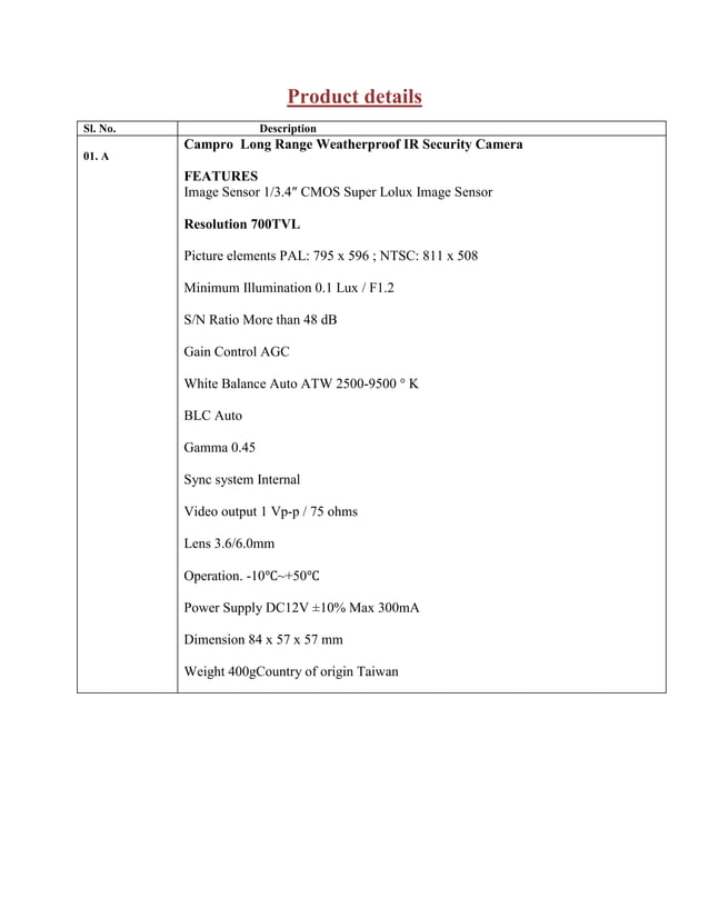 4 camera cctv quotation www.unicodebd.com | Operating Systems ...