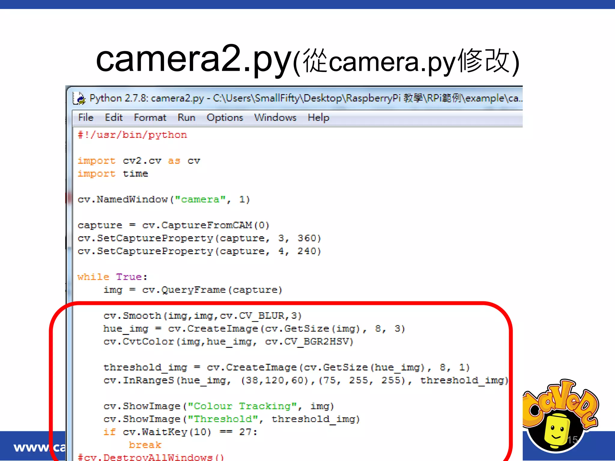 Using Opencv On Raspberry Pi Ppt
