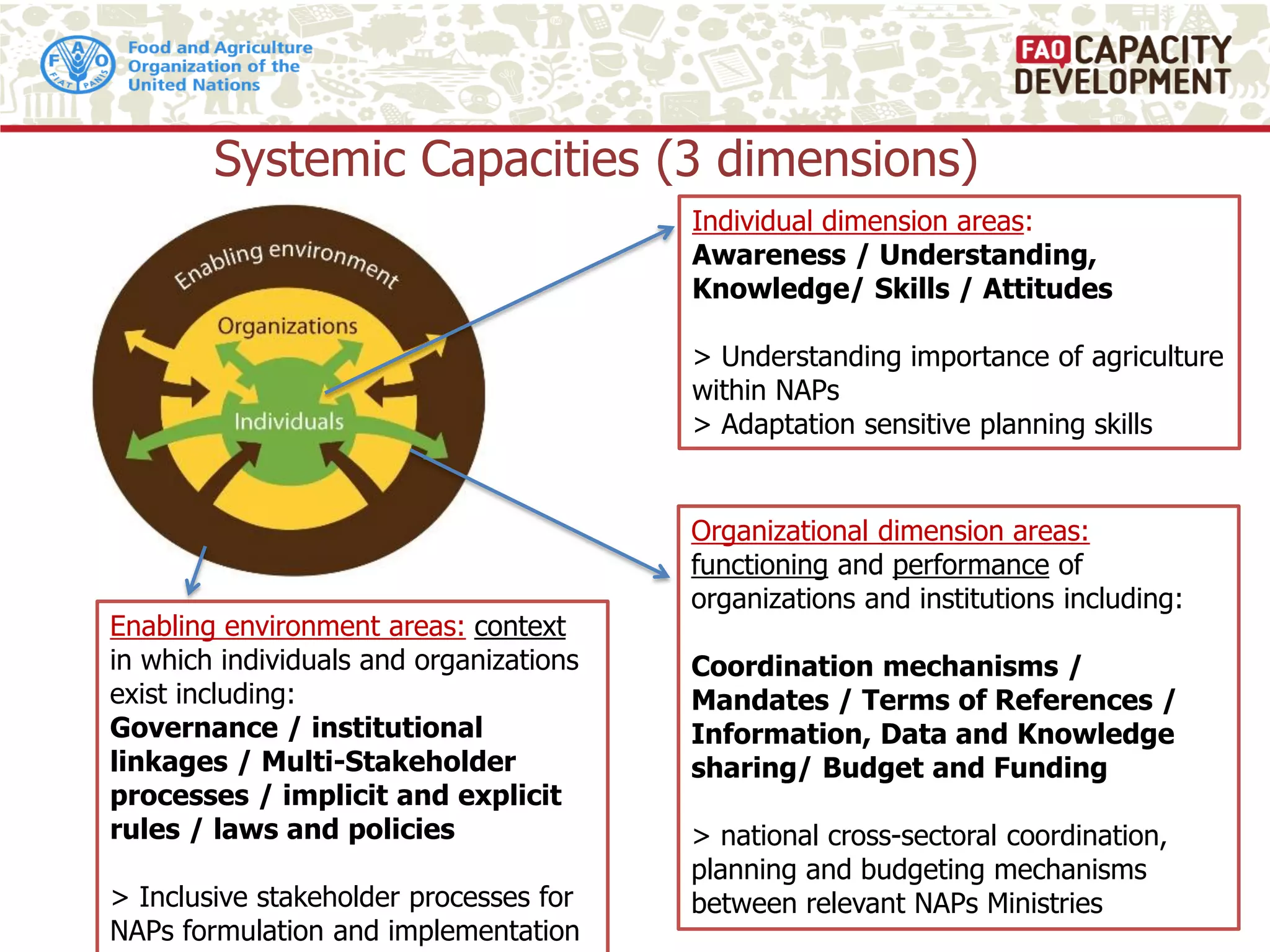 Capacity Development for Effective Integration of Agriculture into ...