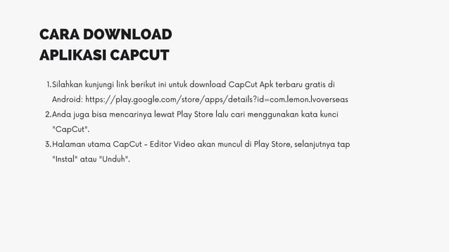 Materi dasar - dasar capcut untuk content creator pemula | PDF