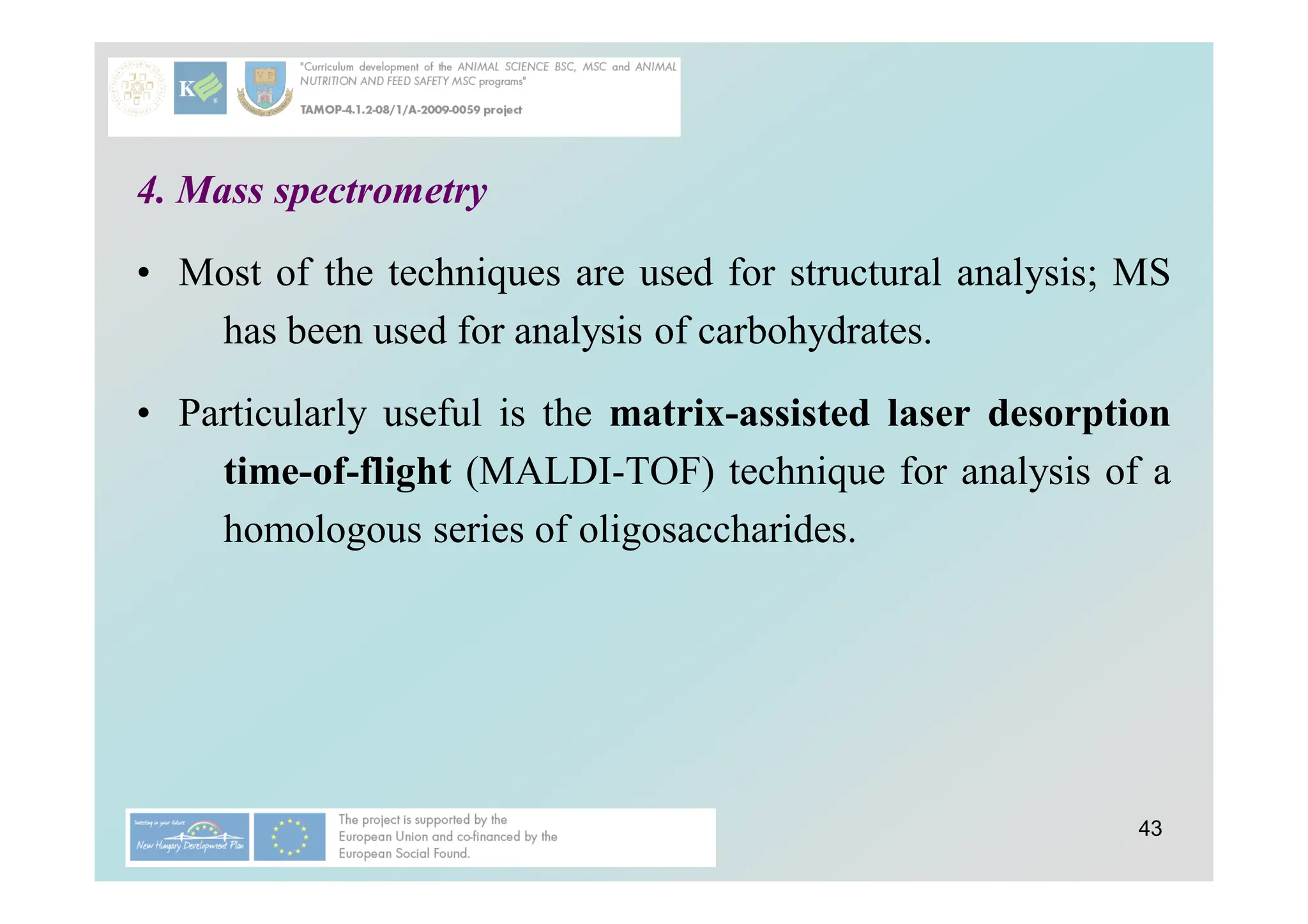 Carbohydrate Analysis simple starch and fiber | PPT