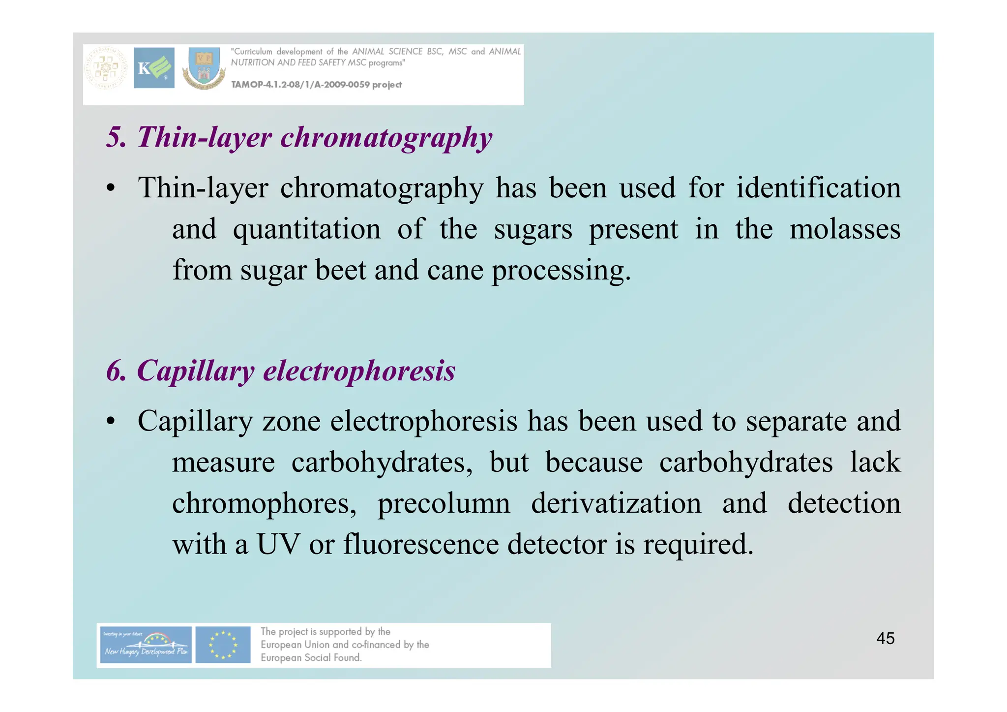 Carbohydrate Analysis simple starch and fiber | PPT
