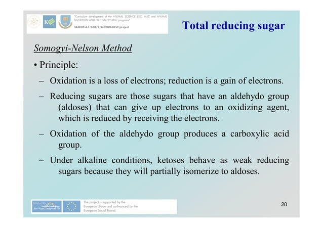 Carbohydrate Analysis simple starch and fiber | PPT