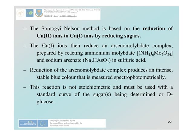 Carbohydrate Analysis simple starch and fiber | PPT