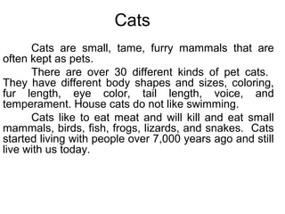 4 cats quiz | PPT