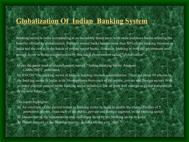 indian banking system | PPT | Business Banking & Finance | Business