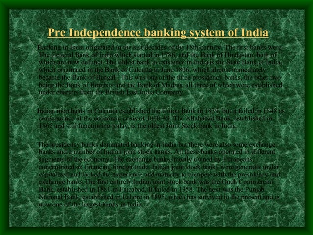 indian banking system | PPT | Business Banking & Finance | Business