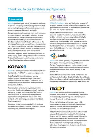 P2P Transformation Summit Brochure 2015 final | PDF