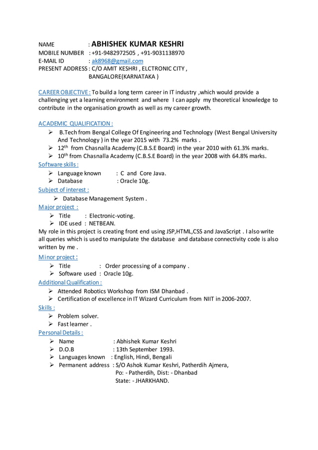 B-Tech-2015-passout-(CSE) | PDF