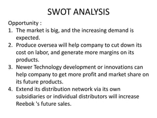 Presentation1 reebok | PPTX